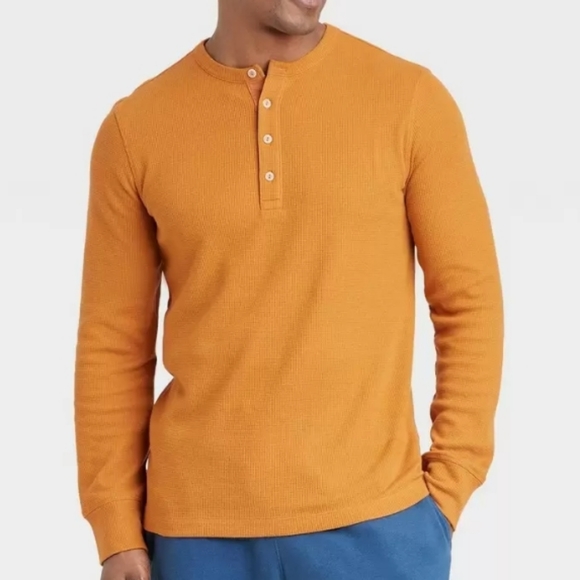 Goodfellow & Co | Shirts | Nwt Goodfellow Mojave Orange Longsleeve ...